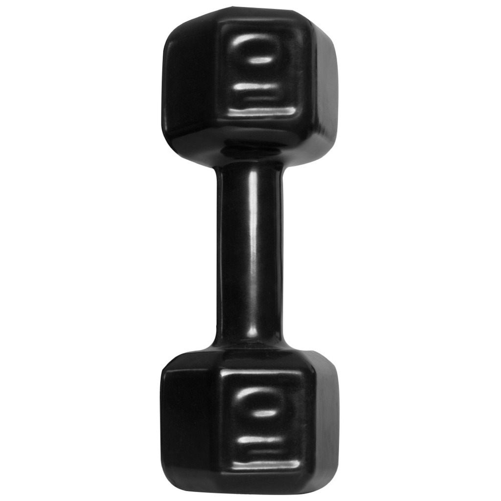 Halter Sextavado Emborrachado De 10Kg Para Treinos De Musculação Em ...