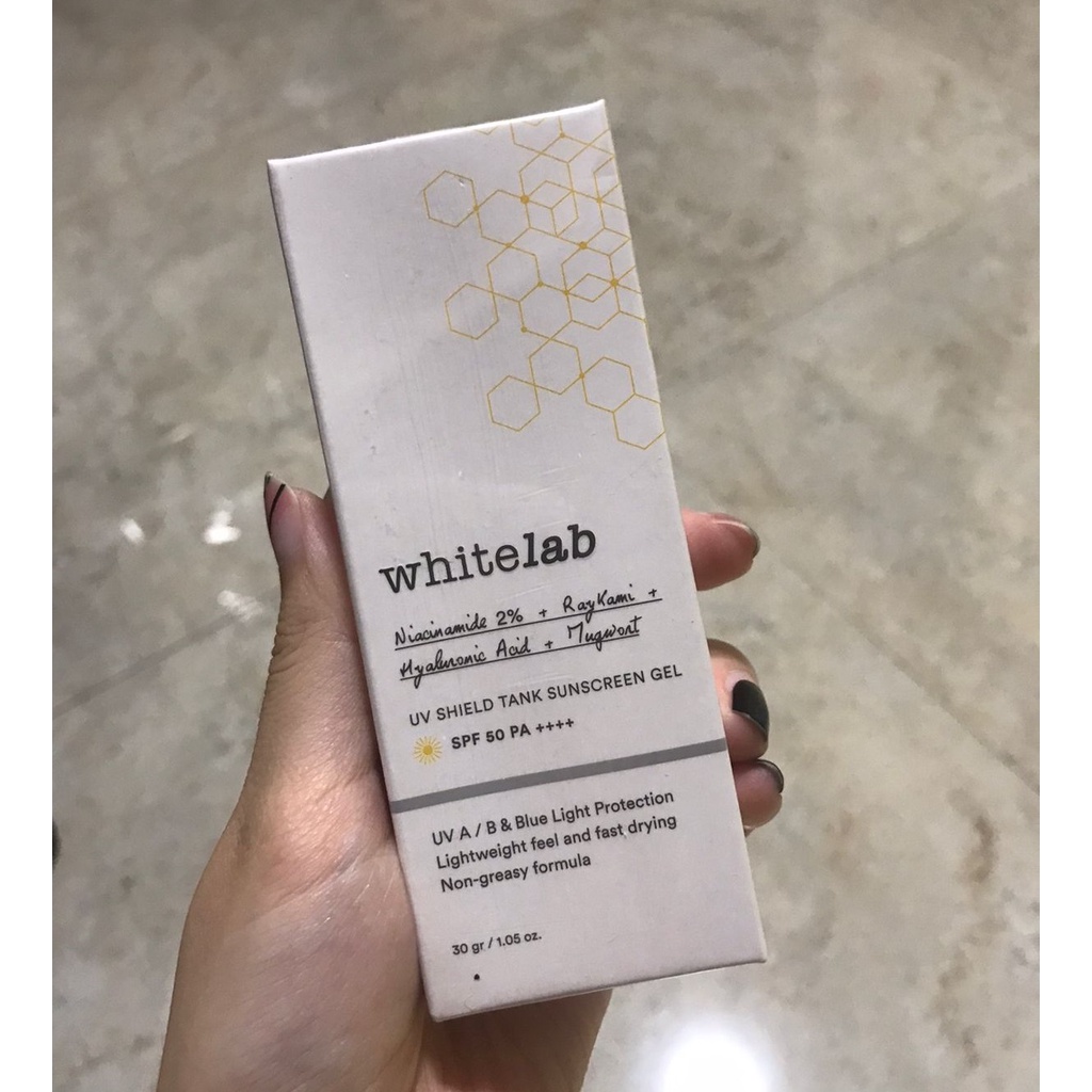 Shunnie.id-Whitelab UV Shield Tank Gel Protetor Solar SPF 50 + PA ...
