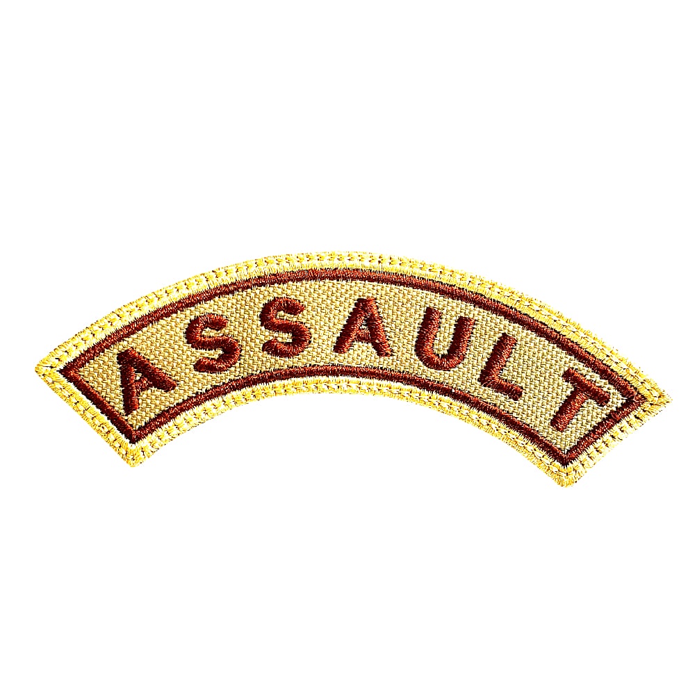 Patch Bordado Manicaca Assault Tan | Shopee Brasil