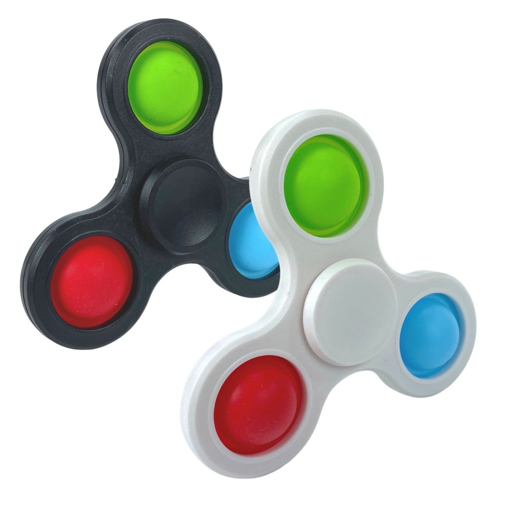 Spinner Popit Fidget Pop Anti-stress Gira Aperta | Shopee Brasil