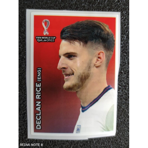 Figurinha Coca cola copa 2022 Declan Rice | Shopee Brasil
