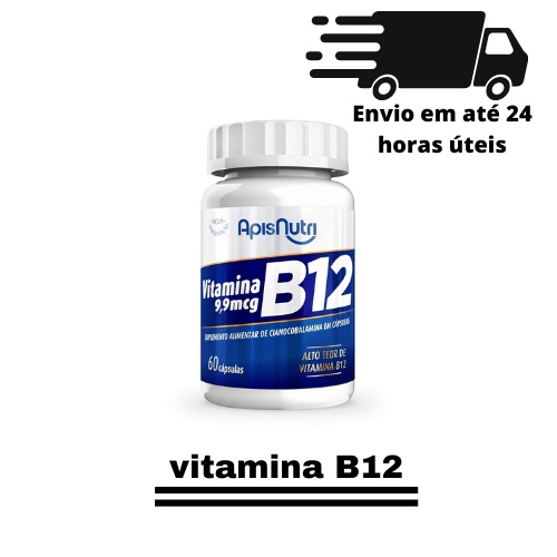 VITAMINA B12 (60 caps) - APISNUTRI | Shopee Brasil