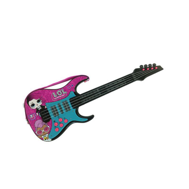 Guitarra Eletrônica LOL Surprise - Com Luzes e Som da Candide Ref 9820 ...