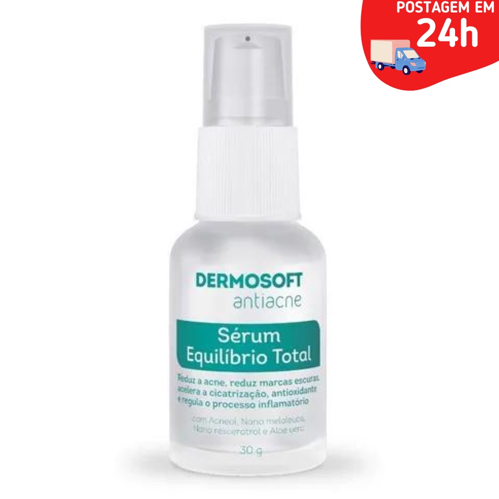 Dermosoft Antiacne Sérum Equilíbrio Total 30g | Shopee Brasil