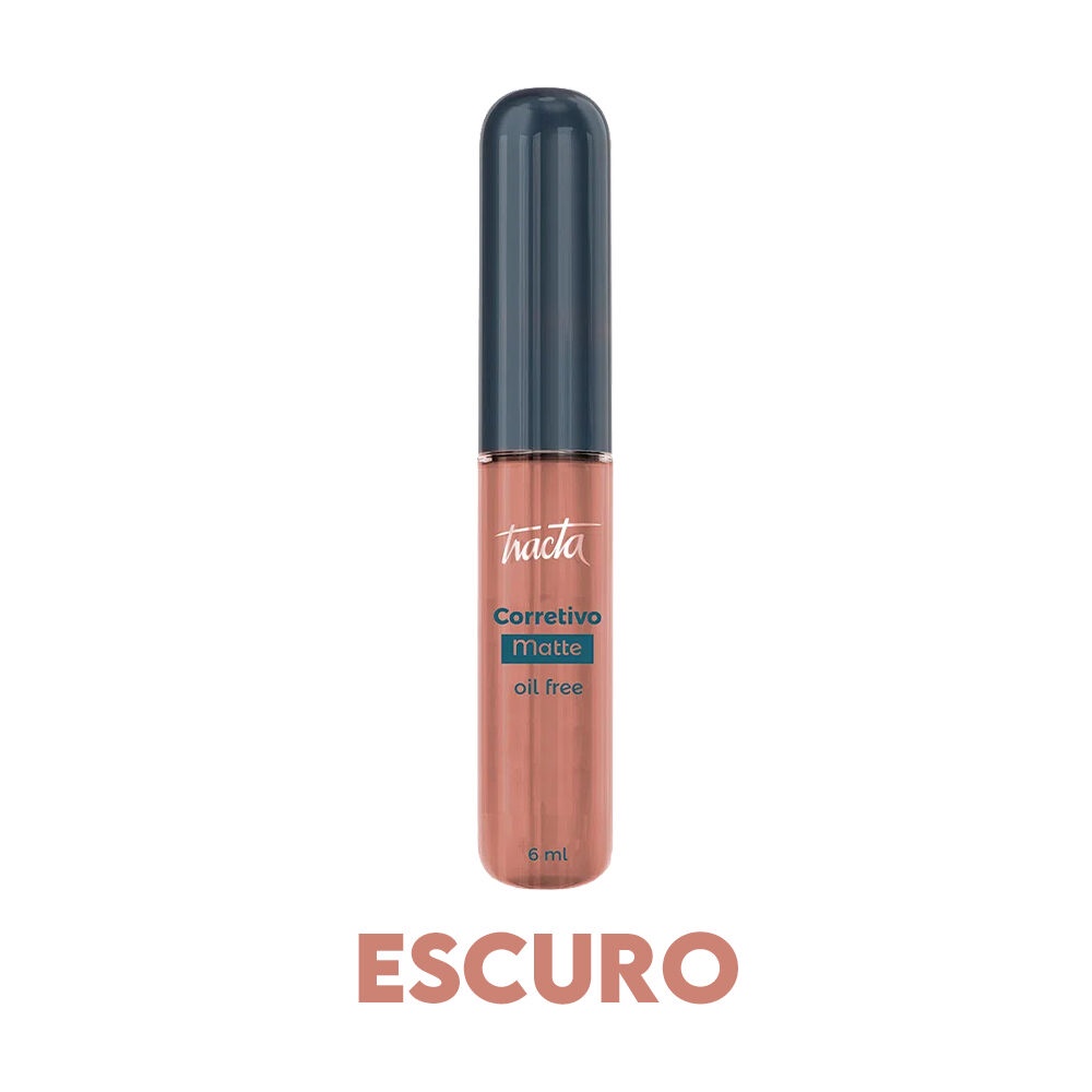 Corretivo Facial Rosto Escuro Efeito Matte Oil Free Tracta 6ml | Shopee ...