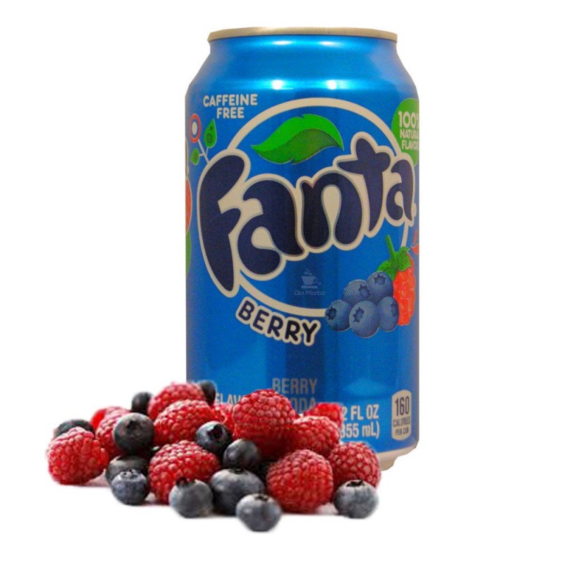 Refrigerante Fanta Blue Berry Sabor Mirtilo 1 Lata 355ml | Shopee Brasil