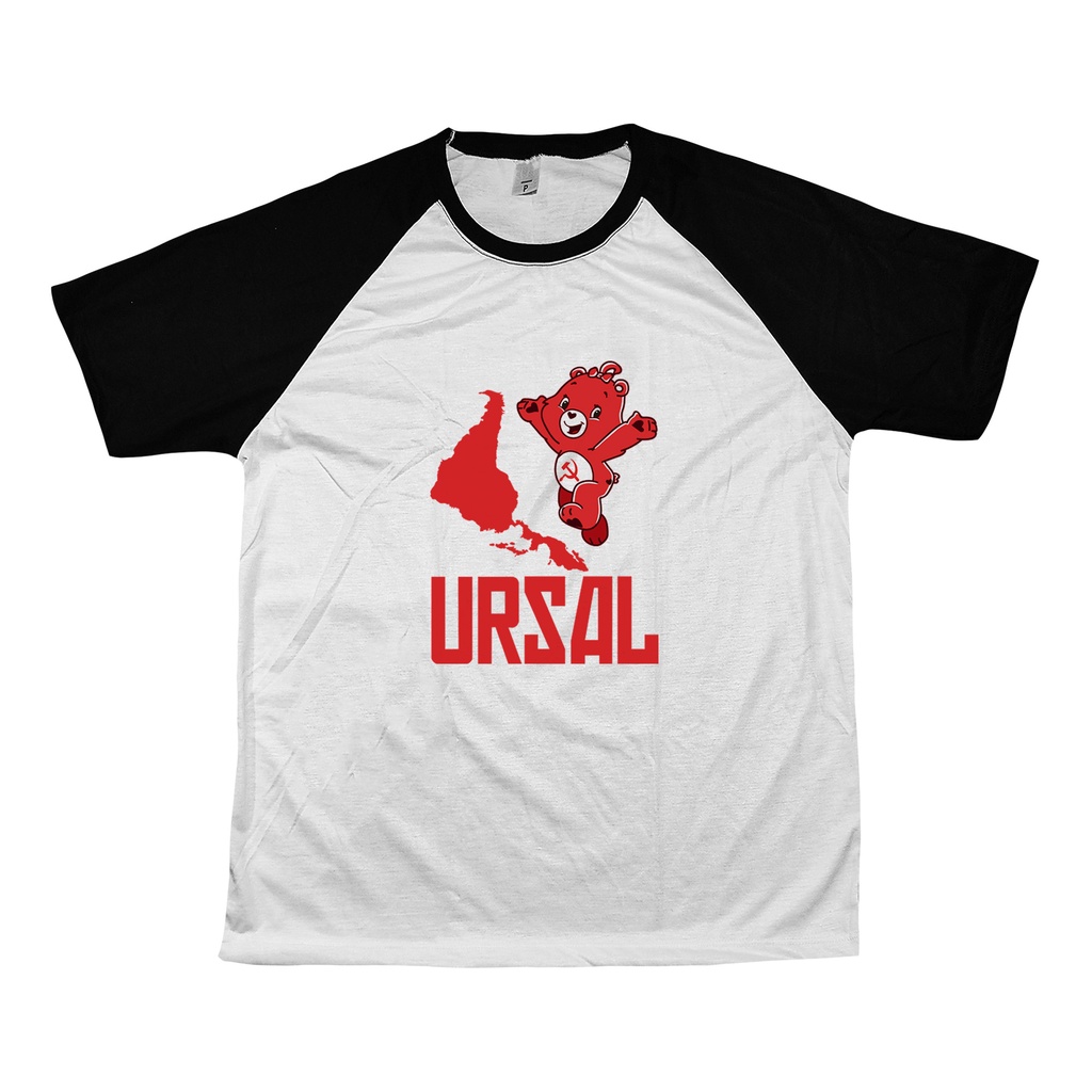 Camiseta Raglan URSAL com Mapa e Ursinho Carinhoso! Comunismo, Esquerda ...