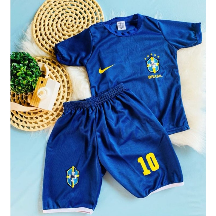 CONJUNTO INFANTIL BRASIL COPA | Shopee Brasil