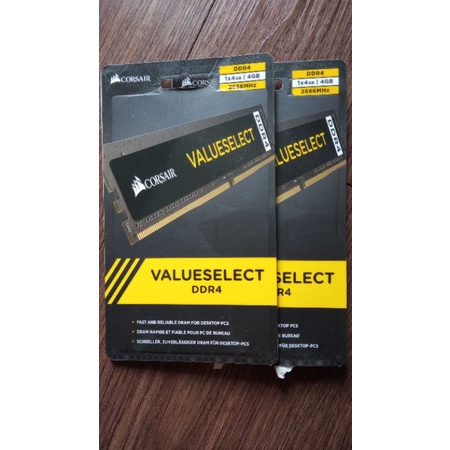 Memória Corsair DDR4 8GB (2 x 4GB) 2666mhz | Shopee Brasil