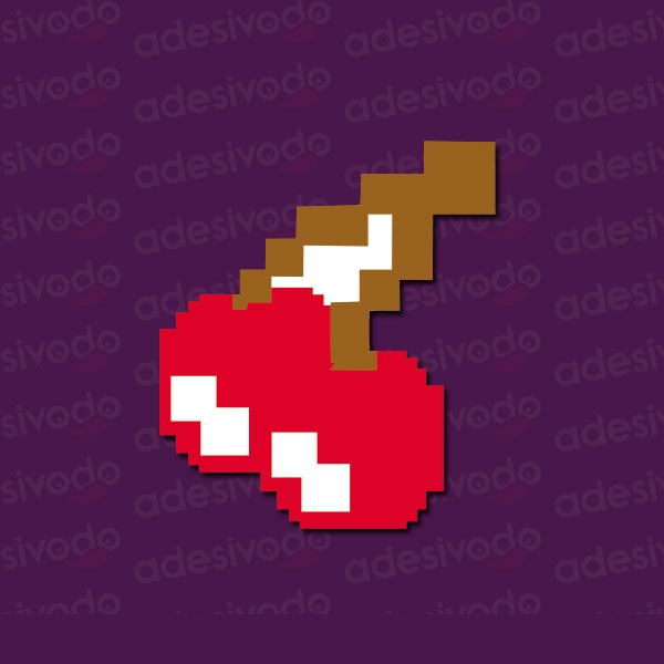 Adesivo Cereja do PacMan 0850 | Shopee Brasil