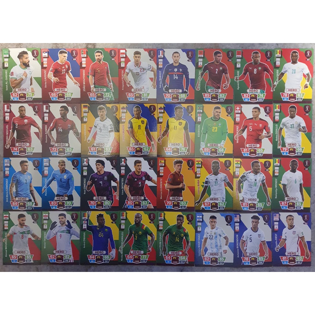 Card Copa Do Mundo 2022 - Hero - Panini Adrenalyn | Shopee Brasil