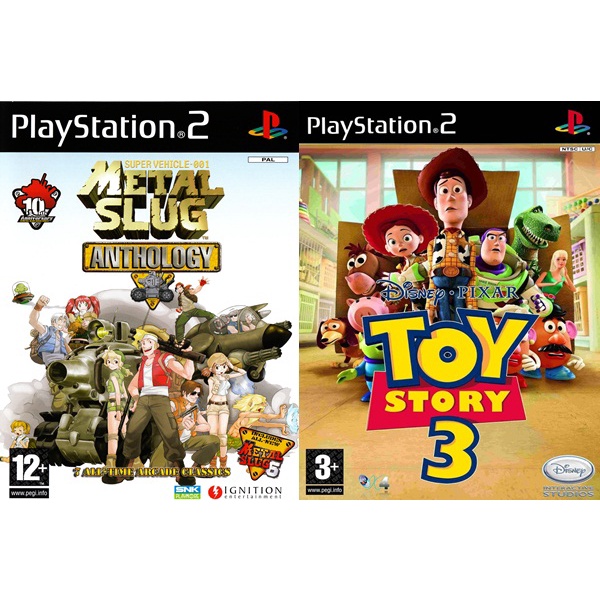 Kit Metal Slug Anthology + Toy Story 3 com 2 Jogos (PS2) | Shopee Brasil