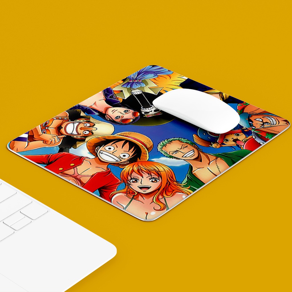 Mouse Pad 21x17Cm Monkey D. Luffy Roroana Zoro Sanji Nami | Shopee Brasil