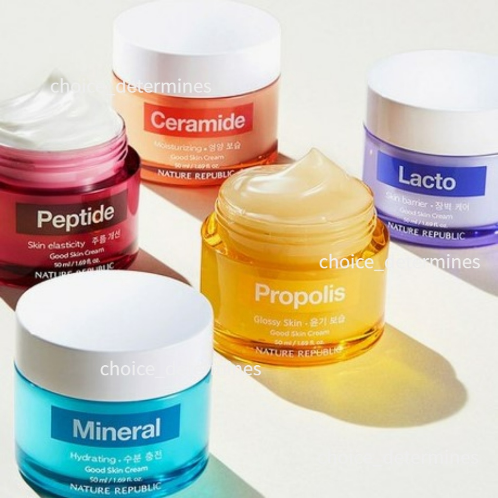 [NATURE REPUBLIC] GOOD SKIN CREAM 50ml (5 Tipos) - sem caixa (caixa ...