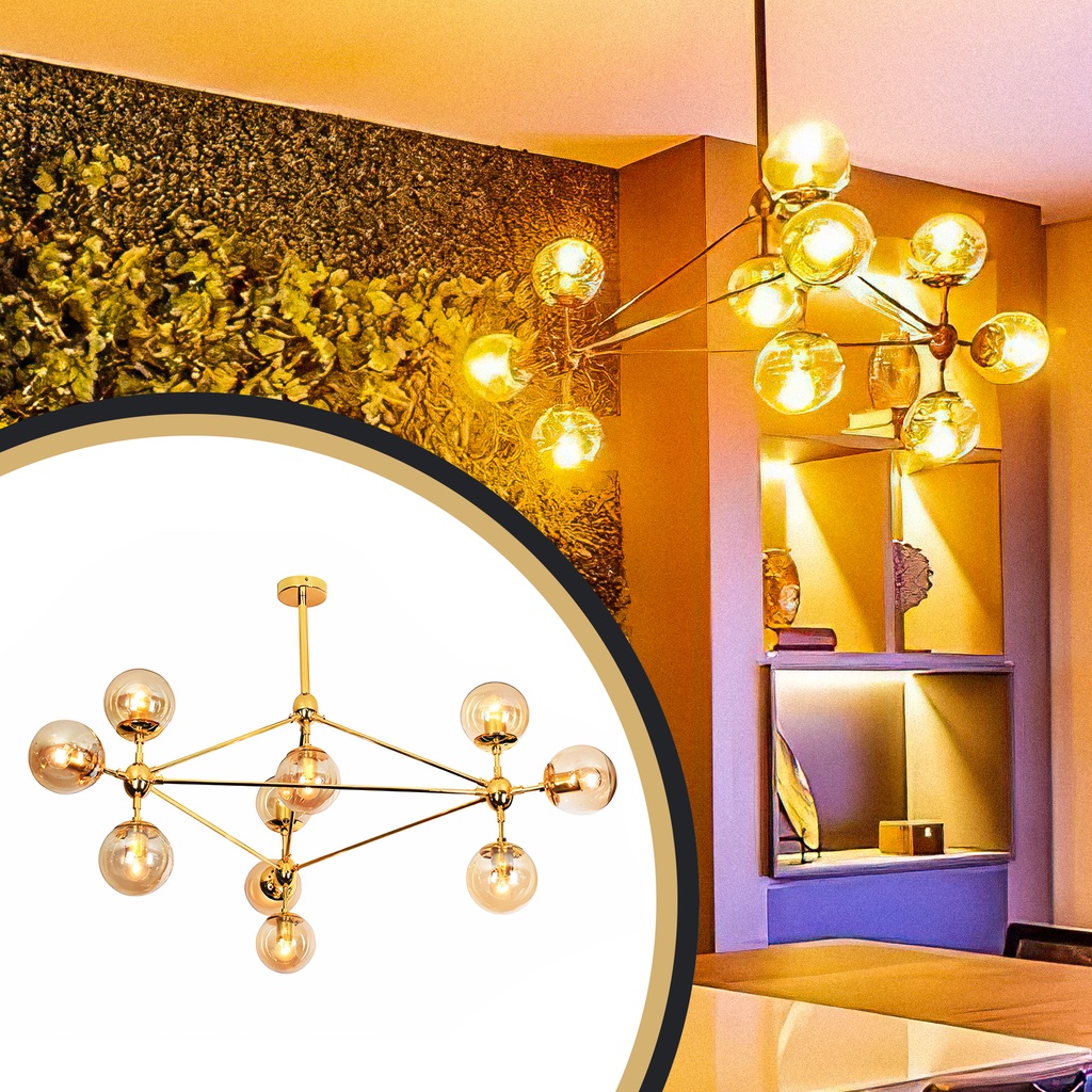 Pendente 10 Globos Kauany Dourado Adn+ | Shopee Brasil