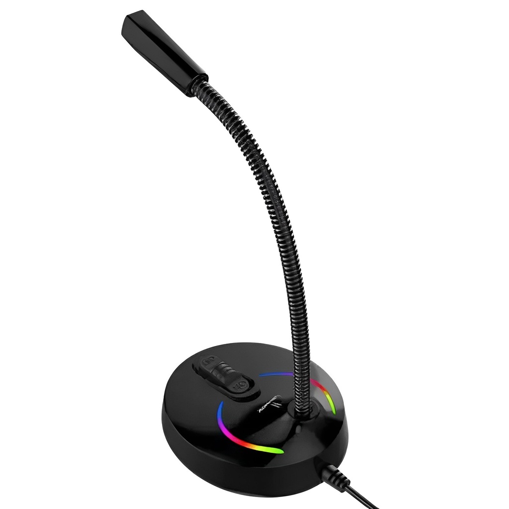 Microfone Gamer de Mesa RGB P2 GT-GK1 - Lehmox - Escorrega o Preço