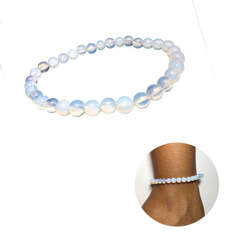 Pulseira Pedra da Lua natural chakras Sagrado feminino | Shopee Brasil