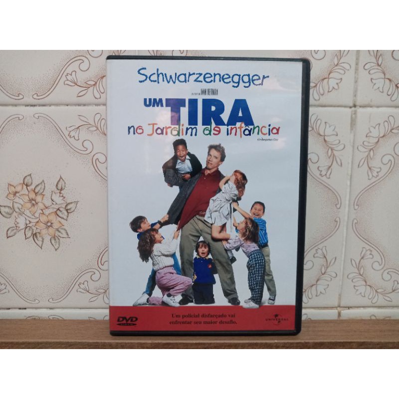 Dvd Filme Um Tira No Jardim de Infância (Arnold Schwarzenegger) [Legendado] - Original RARO ...