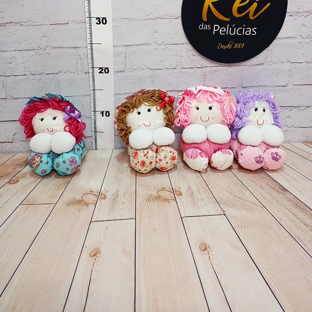 Boneca de pano - ARTESANAL Kit com 10 Unidades | Shopee Brasil