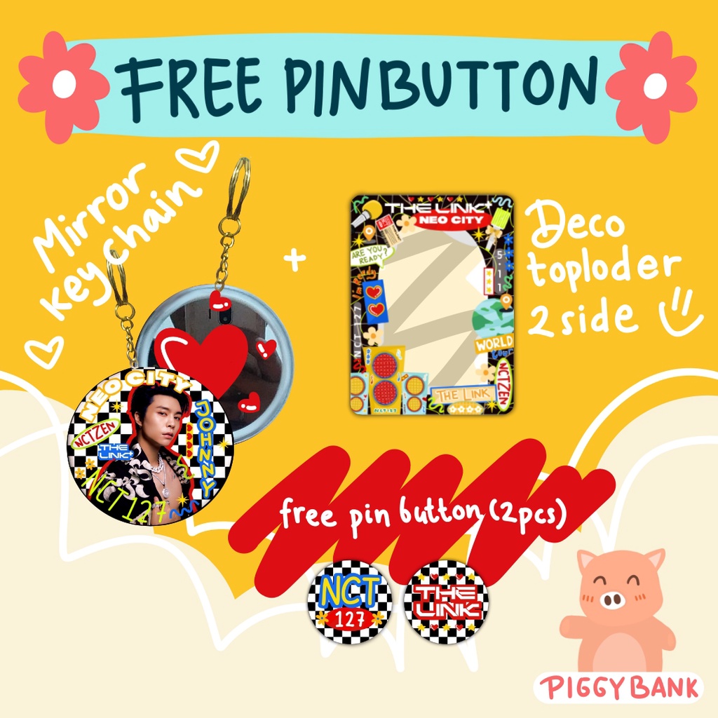 Gantunganan Ready NCT 127 THE LINK CONCERT Fankit Deco Toploader (2 ...