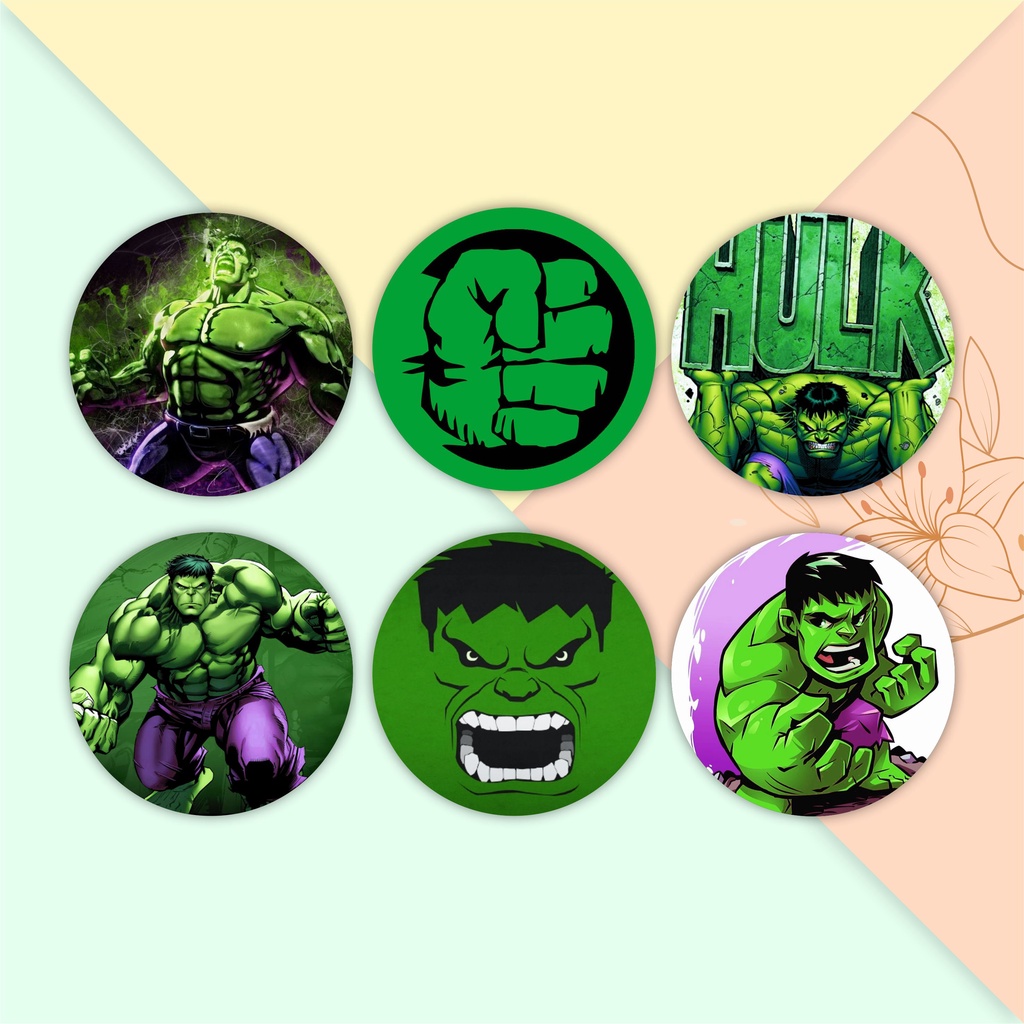 HULK Adesivos redondos - Etiqueta adesiva redonda decoração de ...