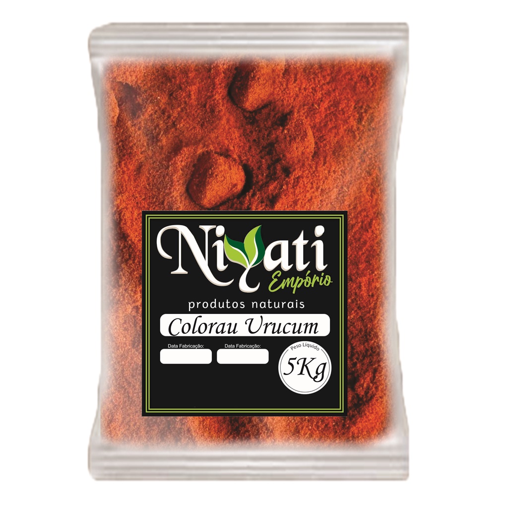 Colorau em pó Urucum 5Kg | Shopee Brasil