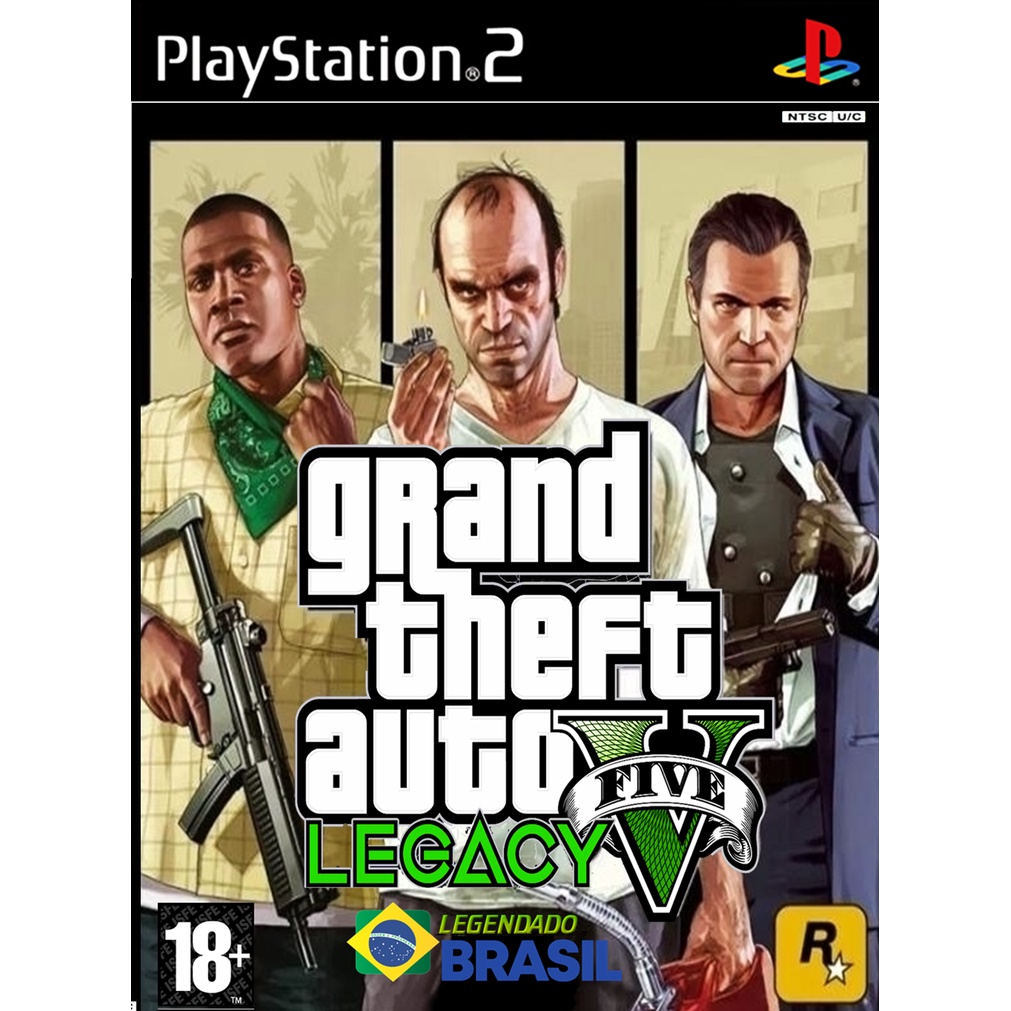 Gta 5 Legacy Para Ps2 | Shopee Brasil