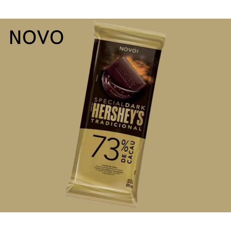 Barra de Chocolate Special Dark Hershey's Tradicional 73% Cacau 85g | Shopee Brasil