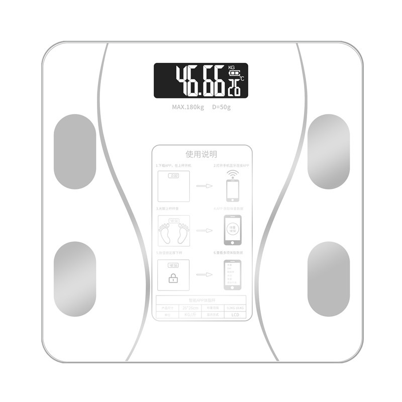 Balança Smart Corporal Digital Bioimpedância Banheiro Relaxmedic ...
