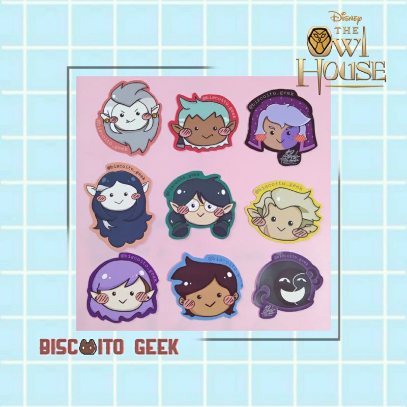 Adesivos de The Owl House chibis 💜 | Shopee Brasil