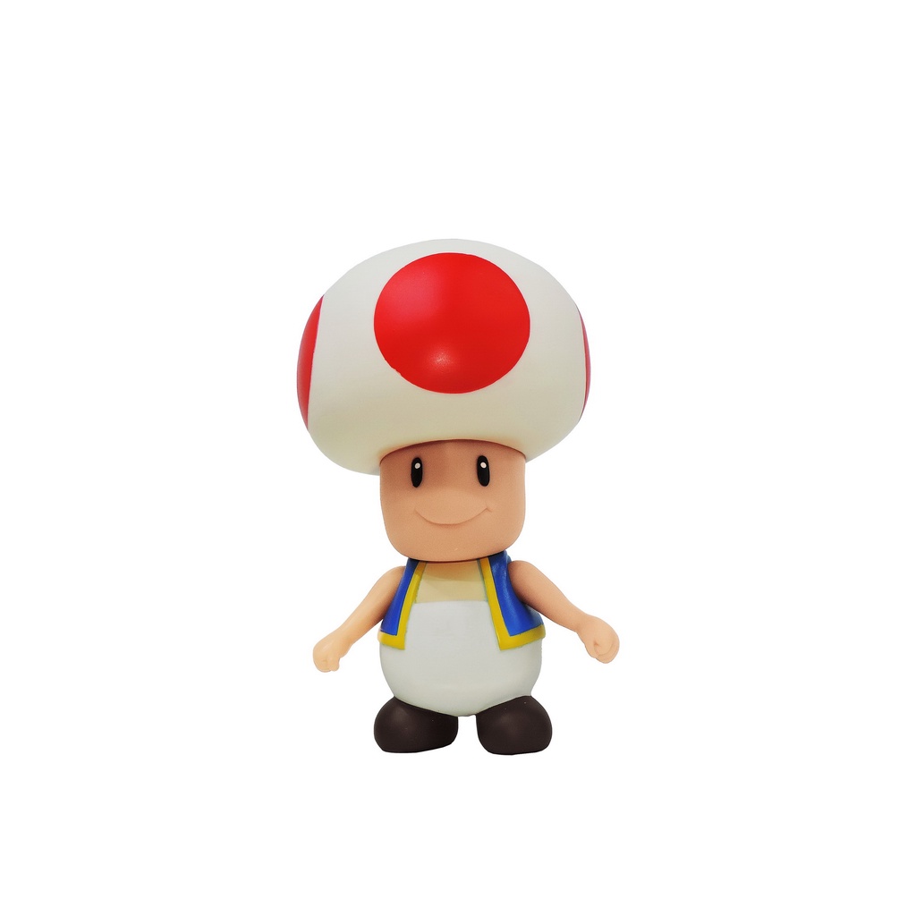 Boneco do Toad Articulado grande - Super Mario Bros World | Shopee Brasil