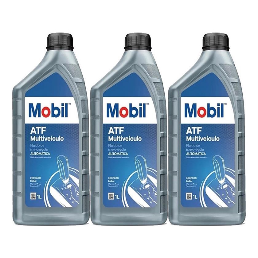 Kit 3 Mobil Dexron 6 Multi ATF Sintético 1L | Shopee Brasil
