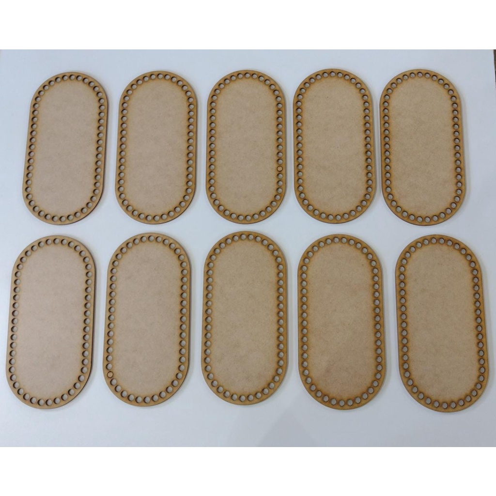 Base Oval em MDF CRU de 3mm, diversos tamanhos e quantidades | Shopee ...