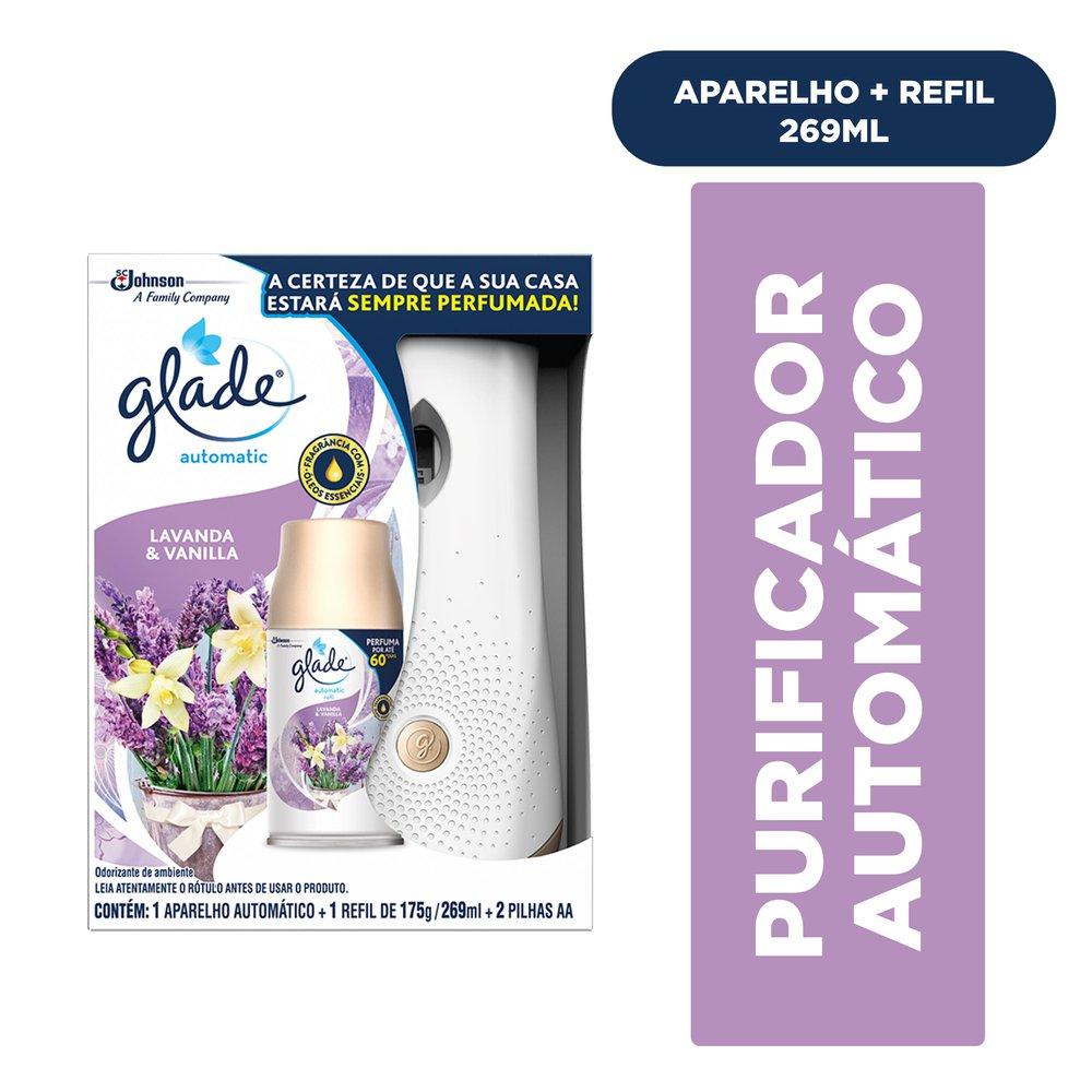 Glade Automatic Spray Aparelho+Refill Lavanda e Baunilha | Shopee Brasil
