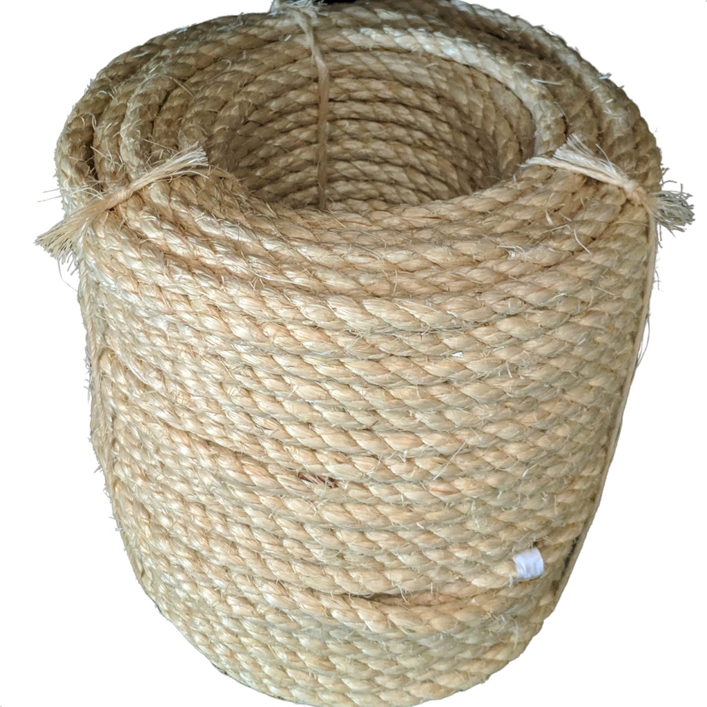 corda de sisal 8mm cor natural 50 metros artesanato e decoração ...