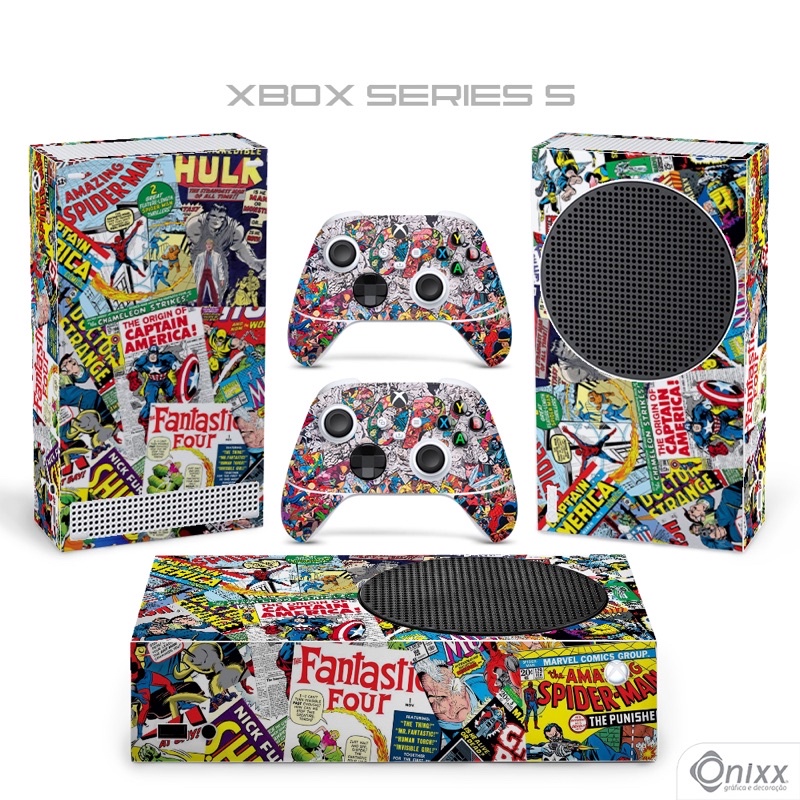 Skin XBOX Series S Adesiva Marvel | Shopee Brasil