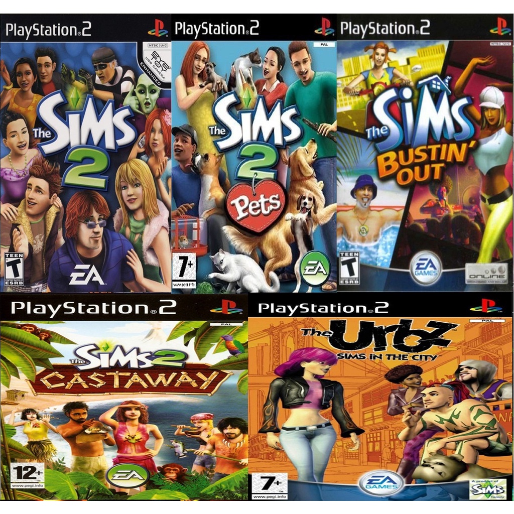 Kit The Sims Collection com 5 Jogos (PS2) | Shopee Brasil