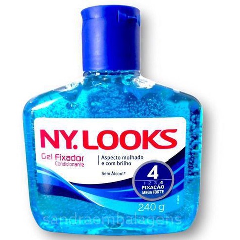 Gel Cabelo Fixador Ny Looks Fator 4 240g | Shopee Brasil