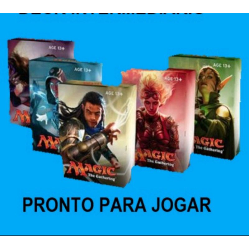 5 DECKS MAGIC THE GATHERING INICIANTE ORIGINAL 2 Tribal - Escorrega o Preço