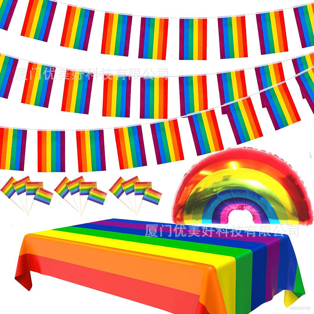 Kira LGBT PRIDE faggotry Arco-Íris Homossexual Decoração De Festa ...