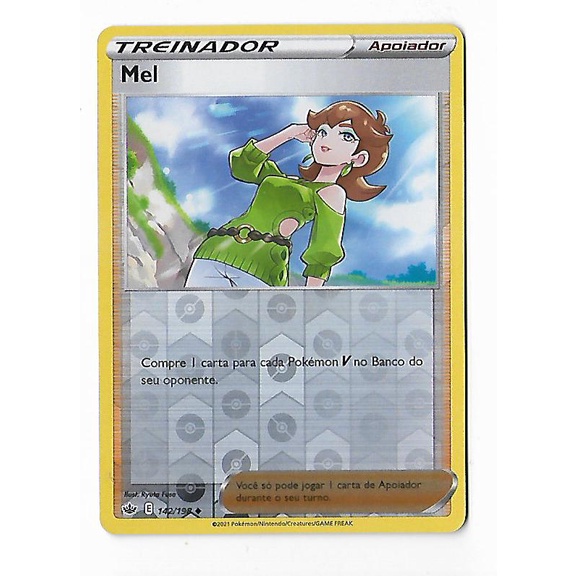 Pokemon Mel Reverse Foil Espada e Escudo Reinado Arrepiante | Shopee Brasil