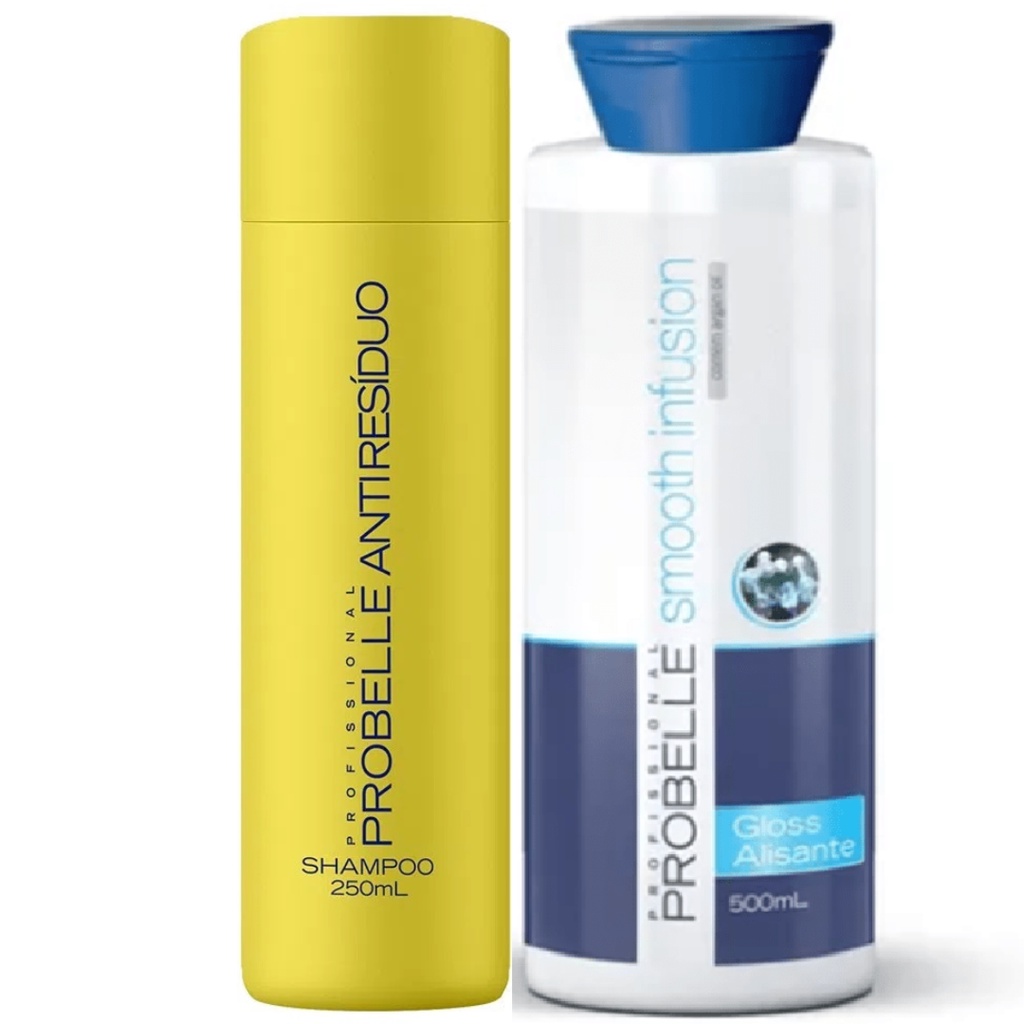 KIT SHAMPOO ANTIRESIDUO + PROGRESSIVA SMOOTH INFUSION PROBELLE | Shopee ...