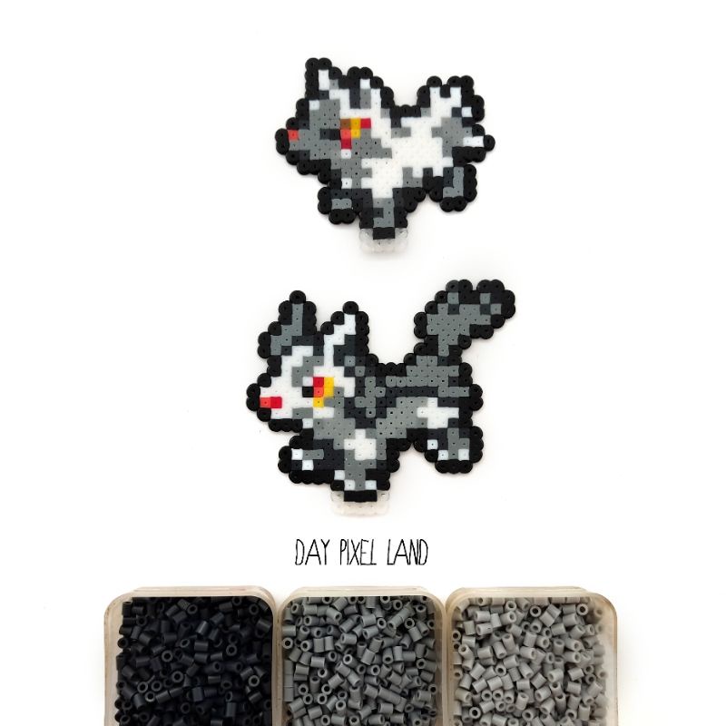 Poochyena e Mightyena - Pokémon em Pixel Arte (Decoração) | Shopee Brasil