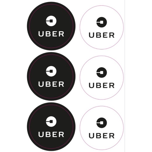 Adesivos Personalizados uber | Shopee Brasil