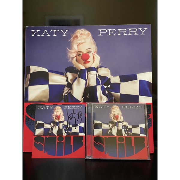 Katy Perry - SMILE Vinil+ CD + Card Autógrafado | Shopee Brasil