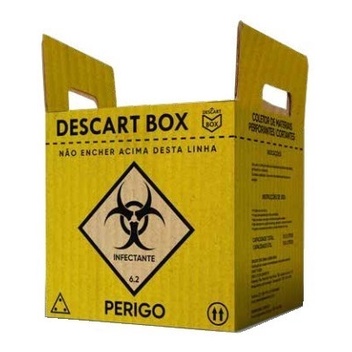 Caixa Coletora De Material Perfuro Cortante DESCART BOX | Shopee Brasil