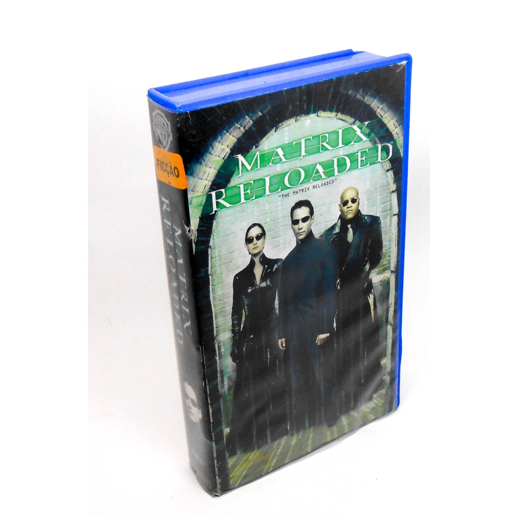 Fita VHS Matrix Reloaded 2003 Filme Original Com Keanu Reeves | Shopee ...