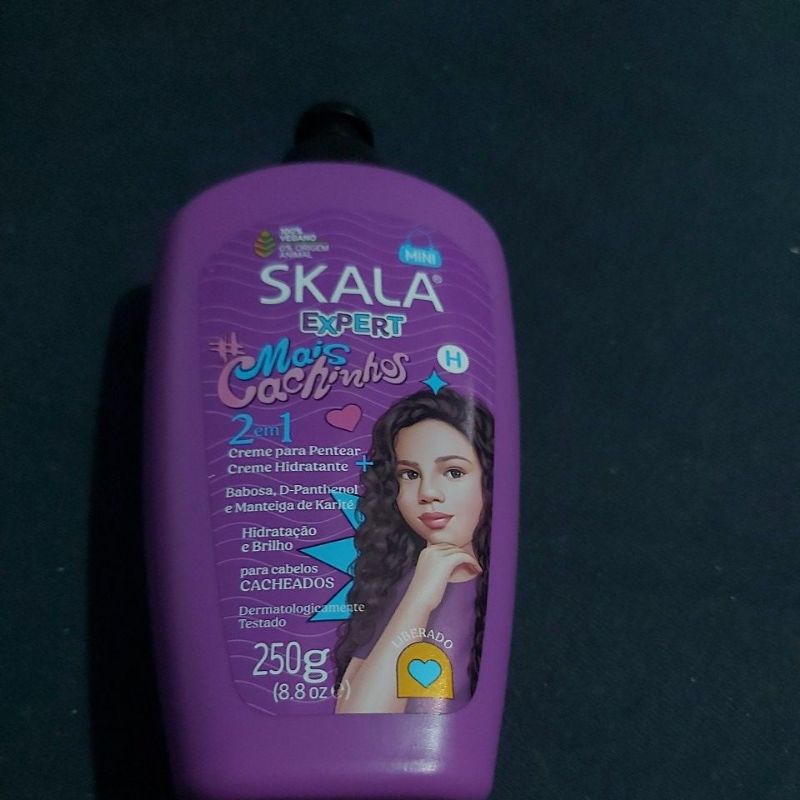 Skala mais cachinhos 2 em 1 - creme para pentear 250g | Shopee Brasil