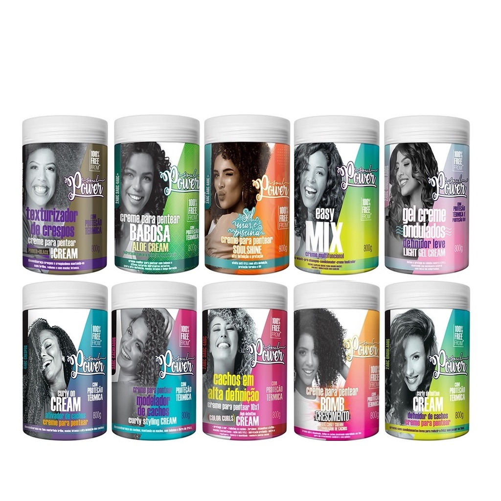 Creme de Pentear Soul Power 800g Ativador de Cachos | Shopee Brasil