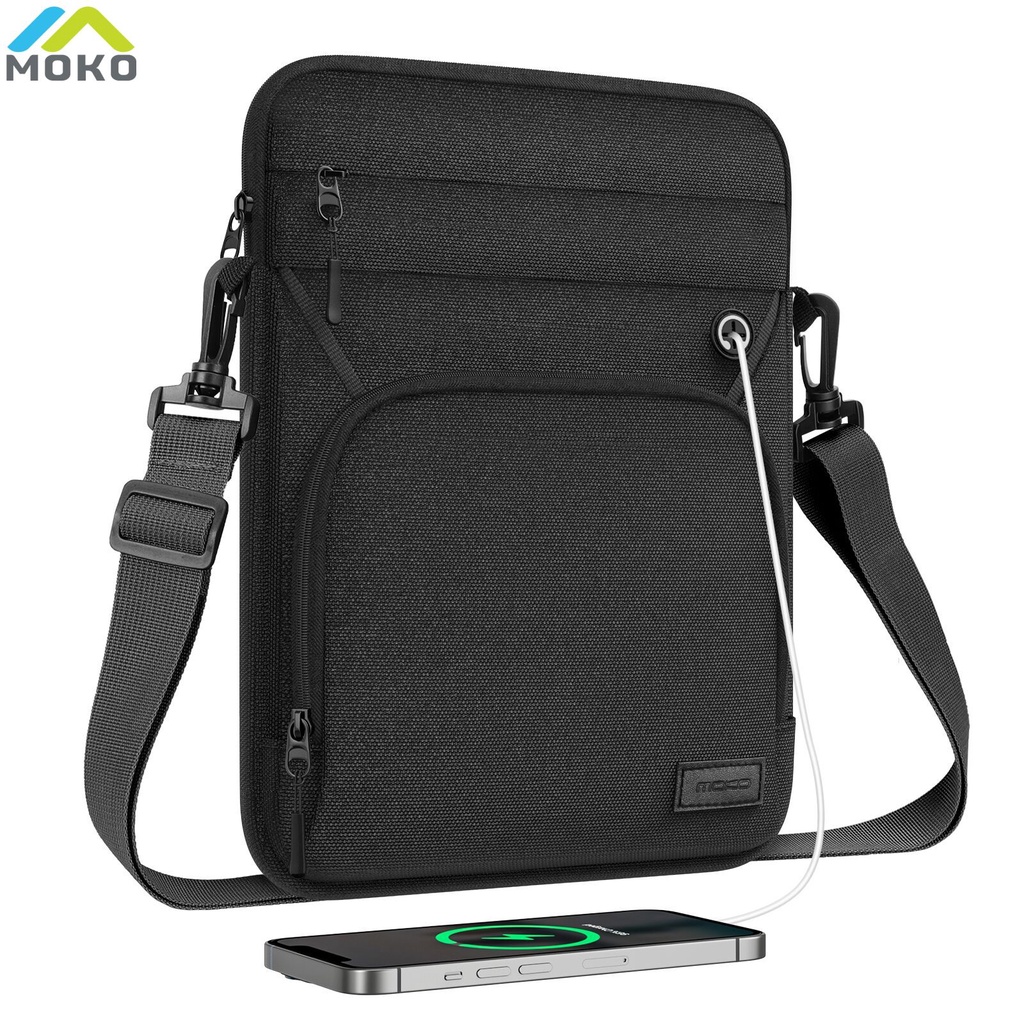 MoKo 9-11 Polegadas Bolsa Multifuncional De Manga Para iPad Air 5 10,9 ...